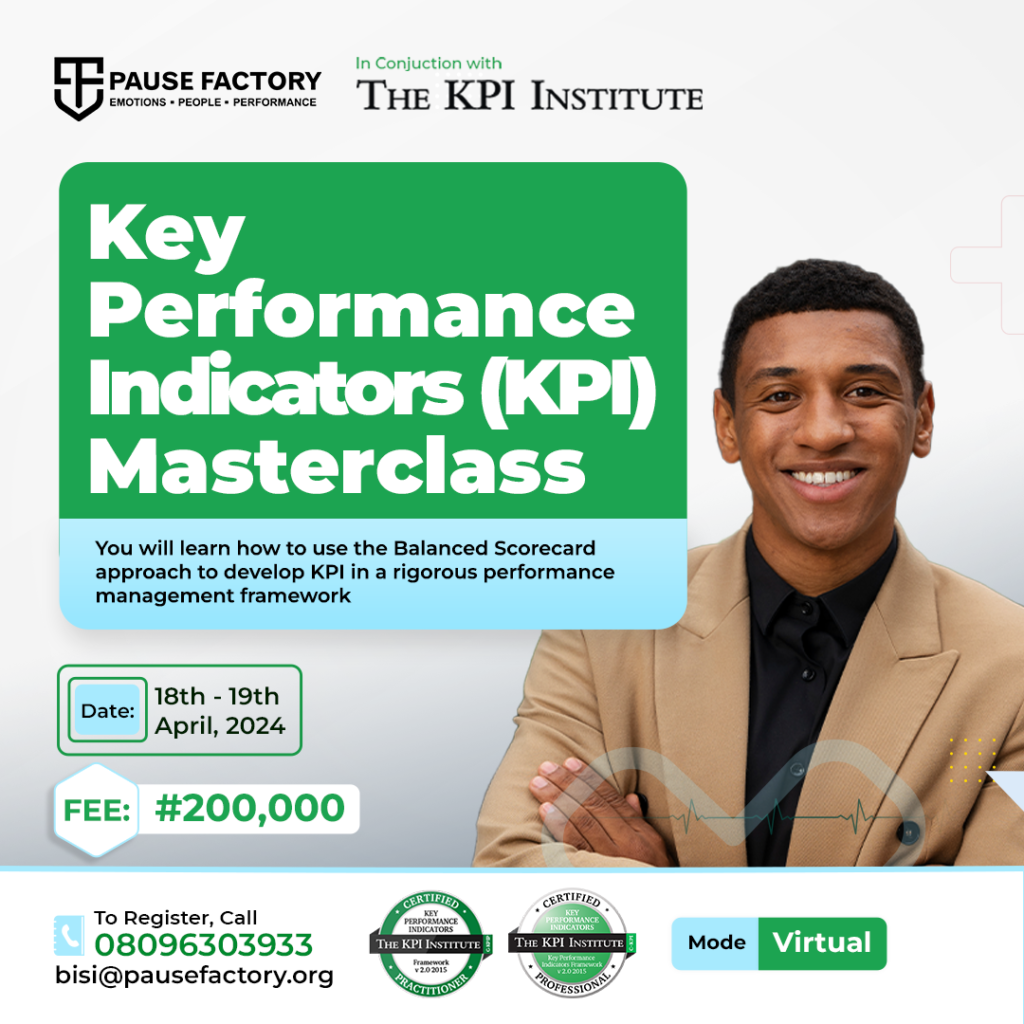 Key Performance Indicators Online Master Class | Pause Factory